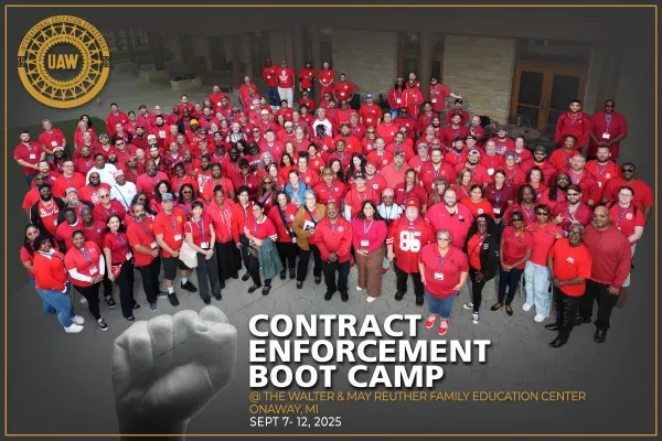 RECAP: 2025 Contract Enforcement Boot Camp | UAW Local 1112